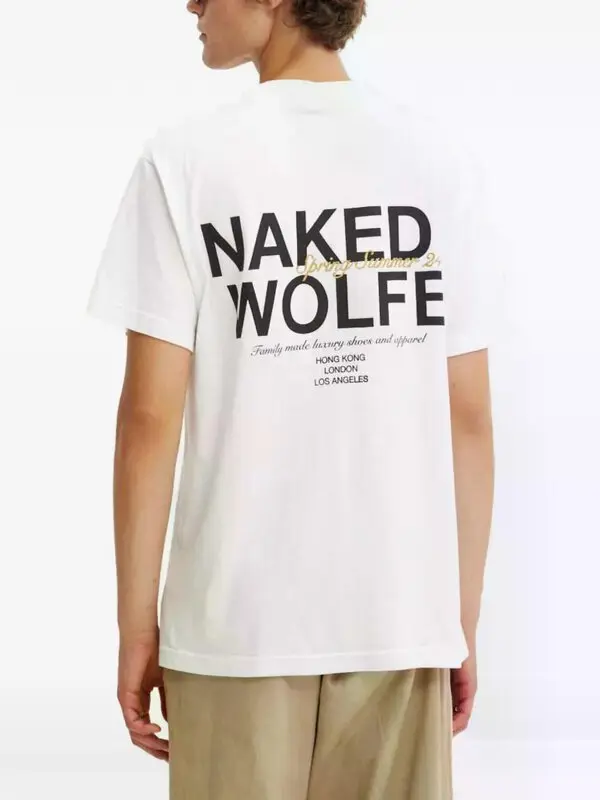 NAKED WOLFE Logo-print T-shirt