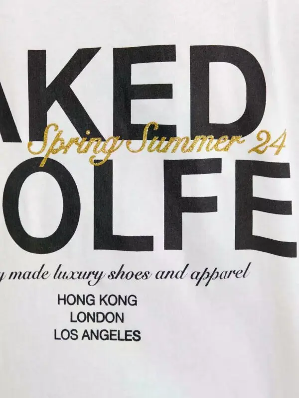 NAKED WOLFE Logo-print T-shirt