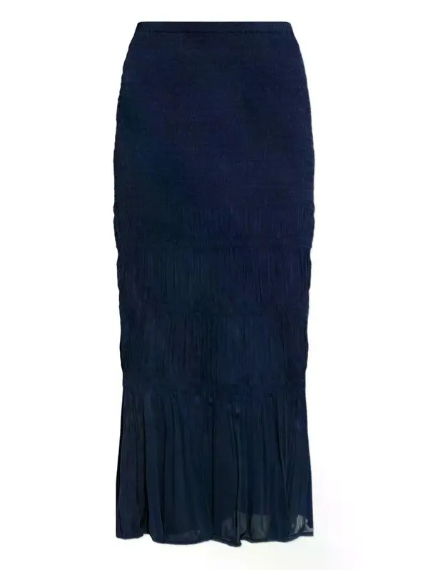 BY MALENE BIRGER Ilona Ruched Skirt - Blue