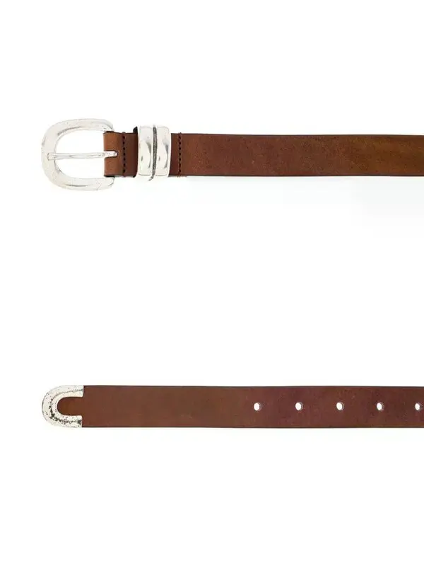 BY MALENE BIRGER Zoilo Belt With Metal Buckle - Brown