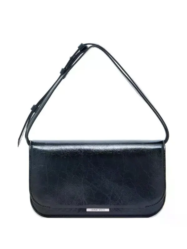 Giorgio Armani Small 10 Corso Como Patent-leather Shoulder Bag
