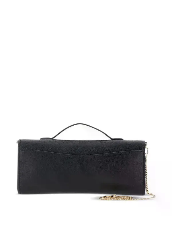 Michael Kors Hamilton Moderne Padlock-detail Clutch - Black