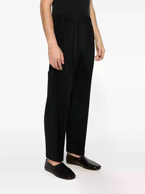 Issey Miyake Pleated Straight-leg Trousers