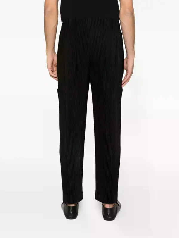 Issey Miyake Pleated Straight-leg Trousers