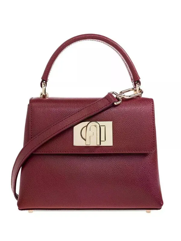 Furla Mini 1927 Logo-plaque Tote Bag - Red