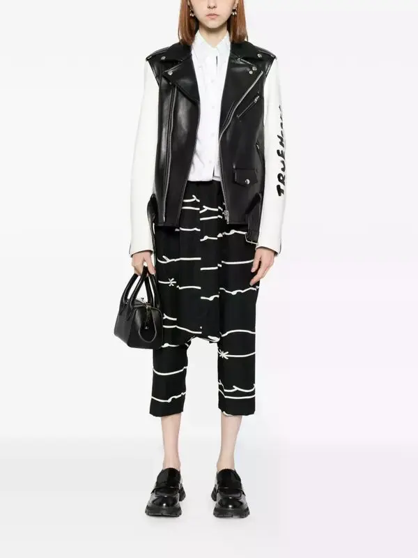 BLACK COMME DES GARÇONS Printed Trousers