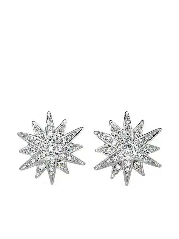 KENNETH JAY LANE Star-shape Stud Earrings - Silver