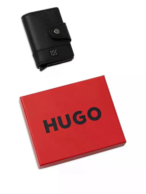 Hugo Button Card Holder