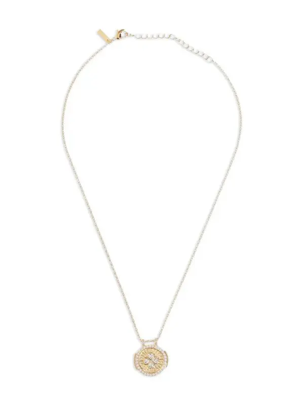 MYA BAY Clover Motif Necklace - Gold
