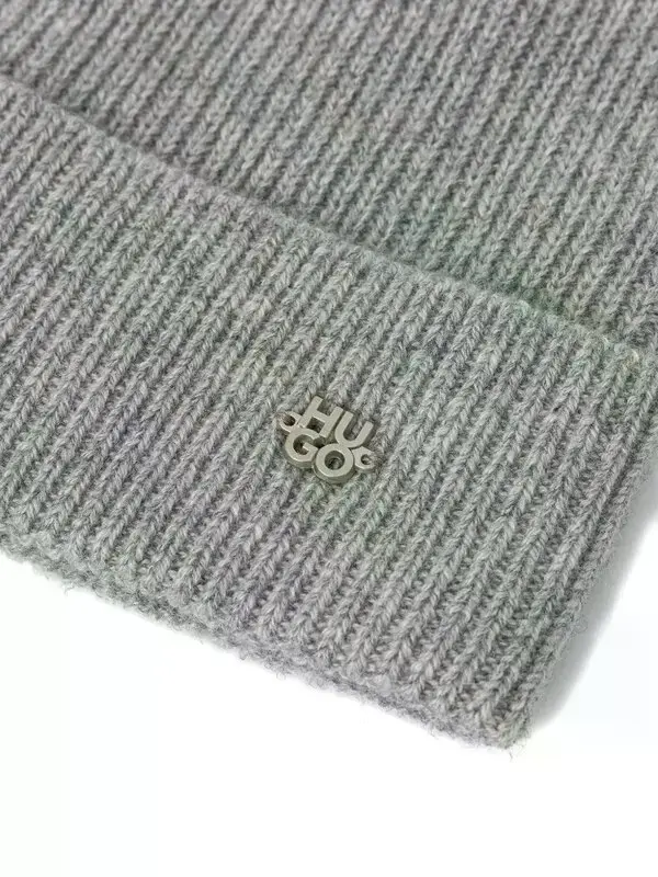 Hugo Logo-detail Beanie