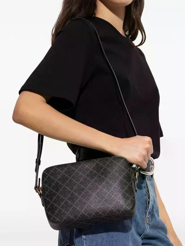 BY MALENE BIRGER Lolla Geometric-pattern Crossbody Bag - Grey