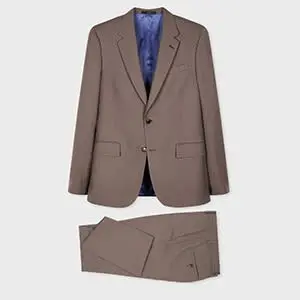 Paul Smith The Soho Tailored-fit Wool 'a Suit To Travel - Grey
