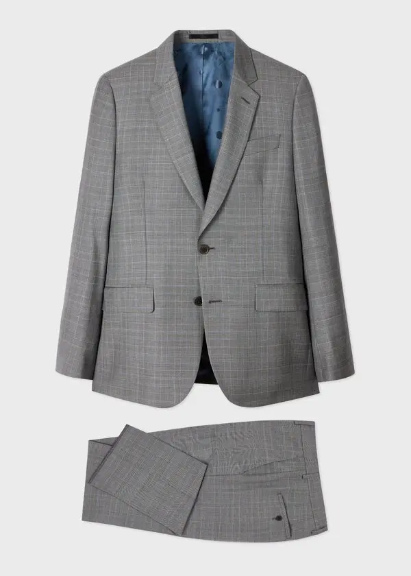 Paul Smith The Soho Tailored Fit Check Wool Suit