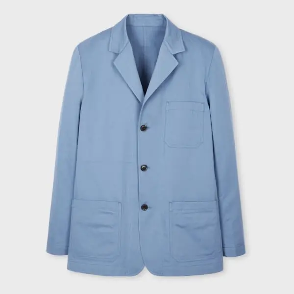 Paul Smith Light Cotton-linen Twill Work Jacket