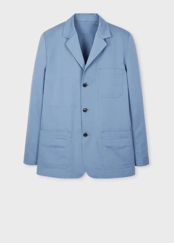 Paul Smith Light Cotton-linen Twill Work Jacket
