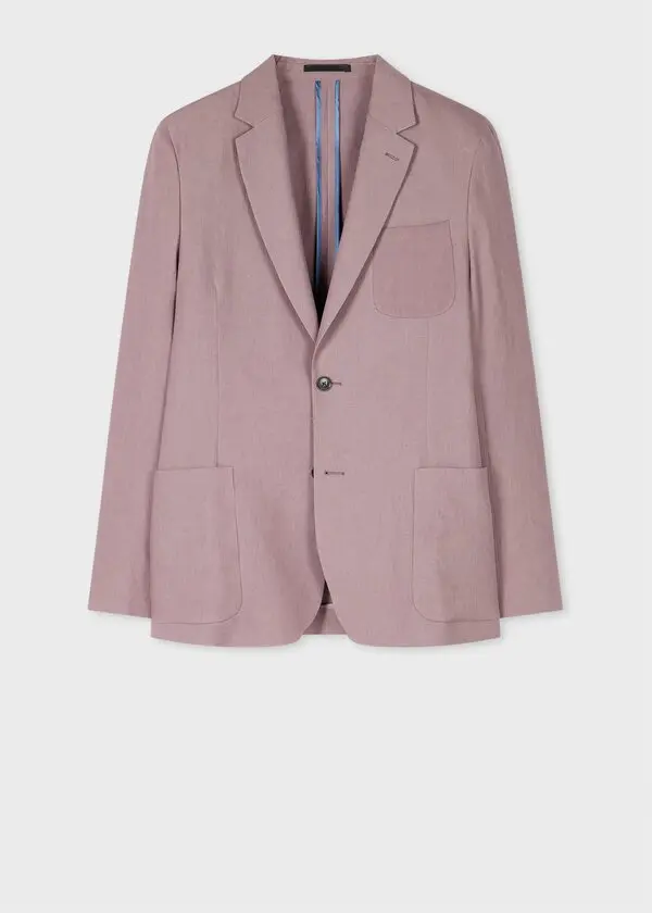 Paul Smith Unlined Linen Blazer