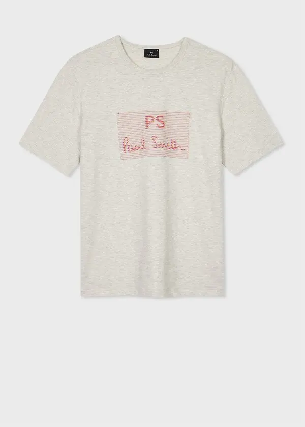 Paul Smith Cotton 'stripe Logo' T-shirt