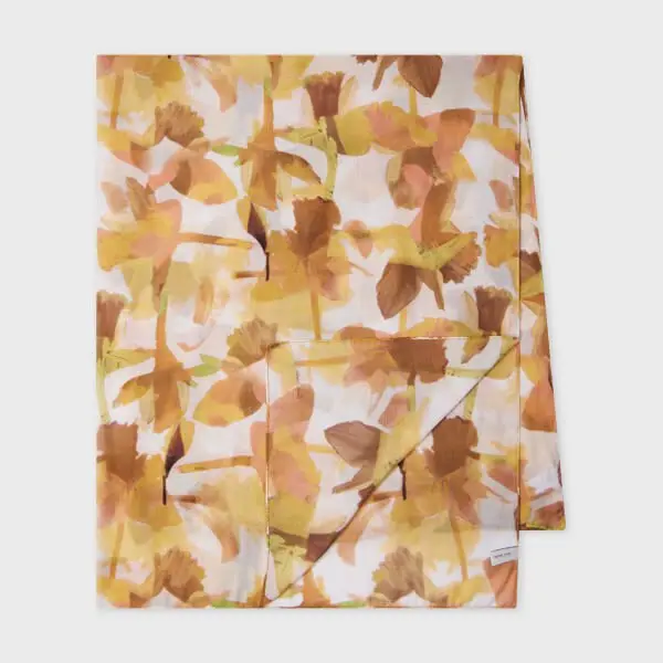 Paul Smith Floral Paint' Scarf