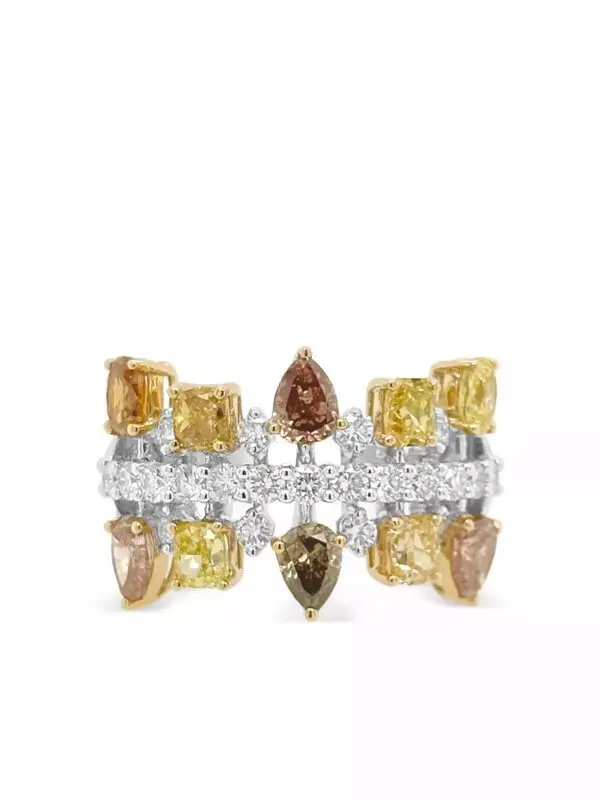HYT JEWELRY 18k Gold Diamond Ring - Silver