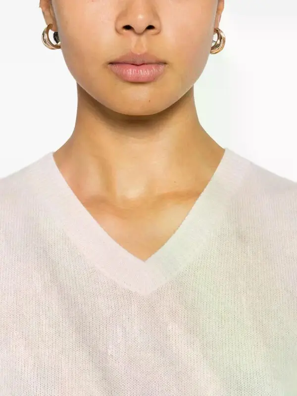 Sandro Sleeveless Cropped V-neck Top