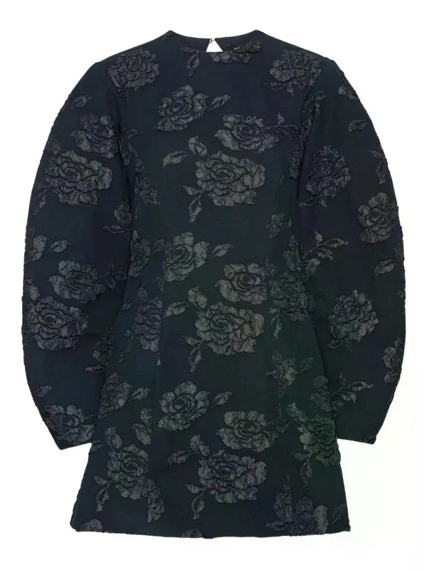 ROTATE BY BIRGER CHRISTENSEN Floral-jacquard Mini Dress