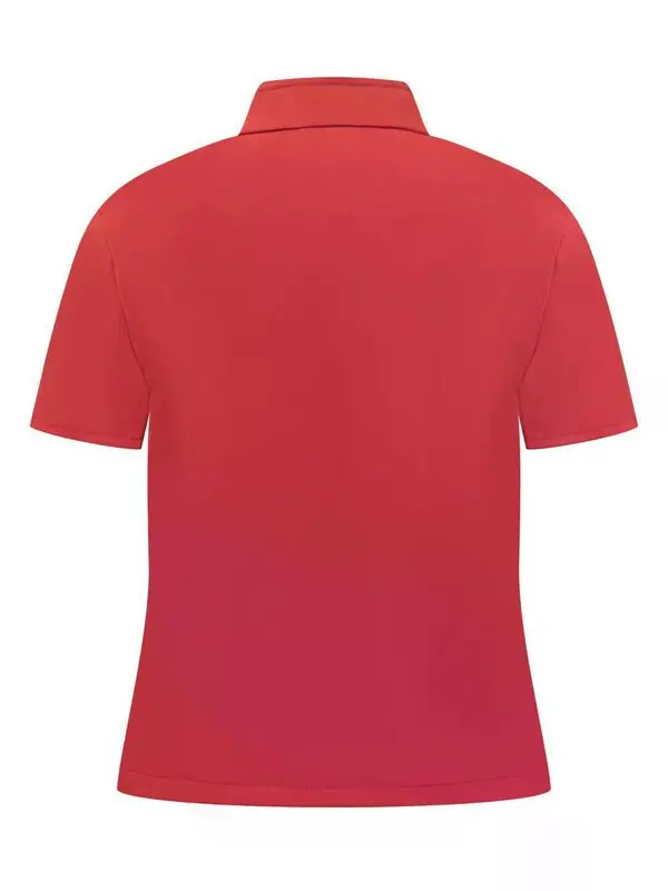 COURREGES Zipped Interlock Top - Red