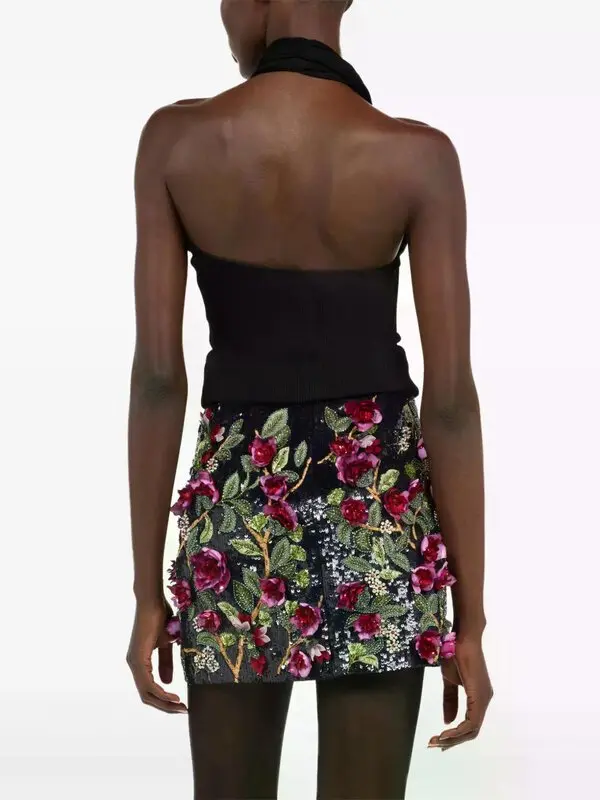 Roberto Cavalli Open-shoulder Knitted Top