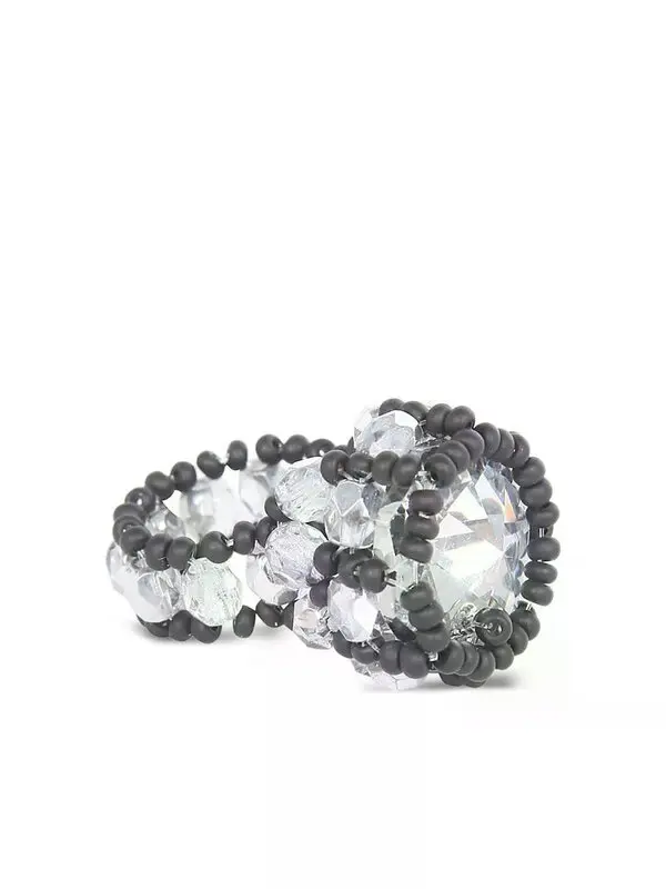 MARIA CALDERARA Beaded Ring - Silver