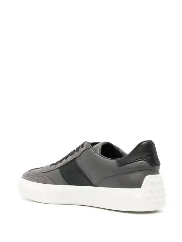 TOD'S Panelled Low-top Sneakers - Grey