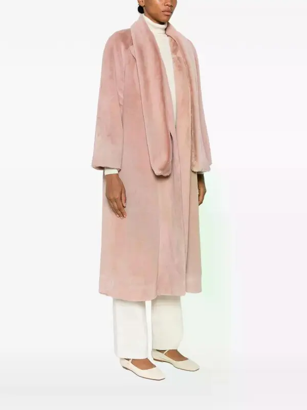 PARLOR Scarf Coat - Pink