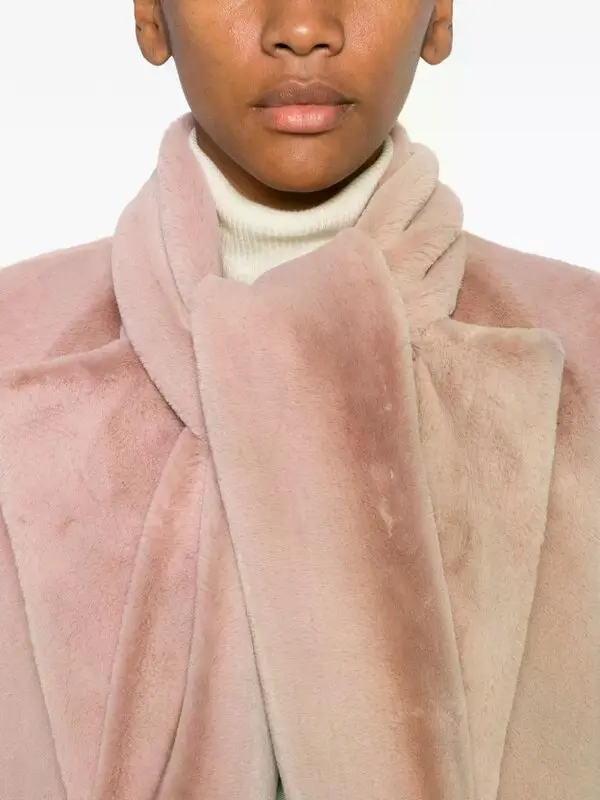 PARLOR Scarf Coat - Pink