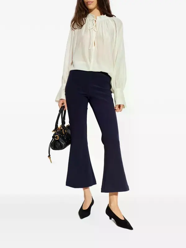 BY MALENE BIRGER Vilanna Flared Trousers - Blue