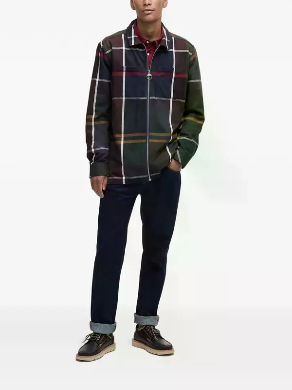 Barbour Zipped Tartan Shirt