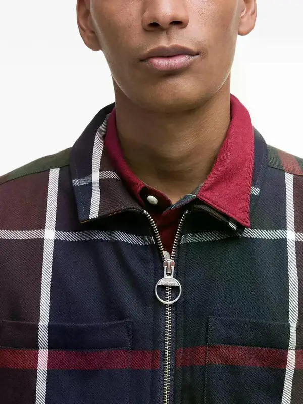 Barbour Zipped Tartan Shirt