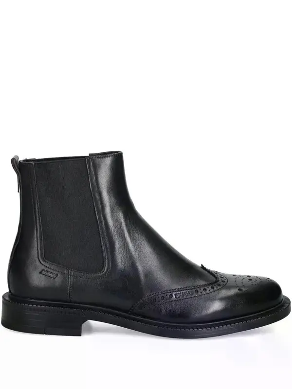 Hugo Lysander Brogue-detail Chelsea Boots