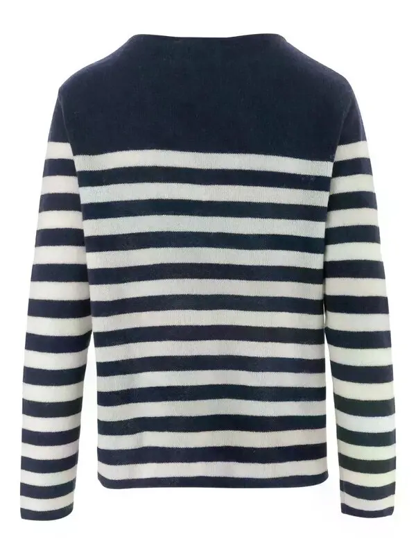 Bruno Manetti Striped Crew-neck Sweater