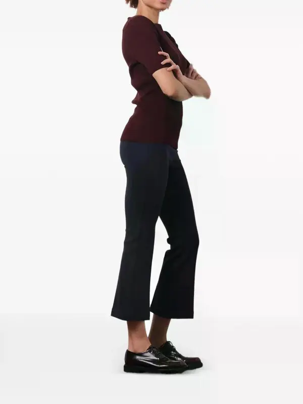 Avenue Montaigne Flared-leg Pants - Blue