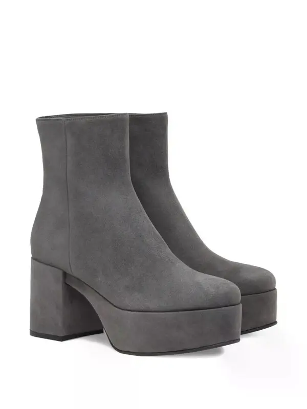 GIANVITO ROSSI Sally Platform Boots - Grey
