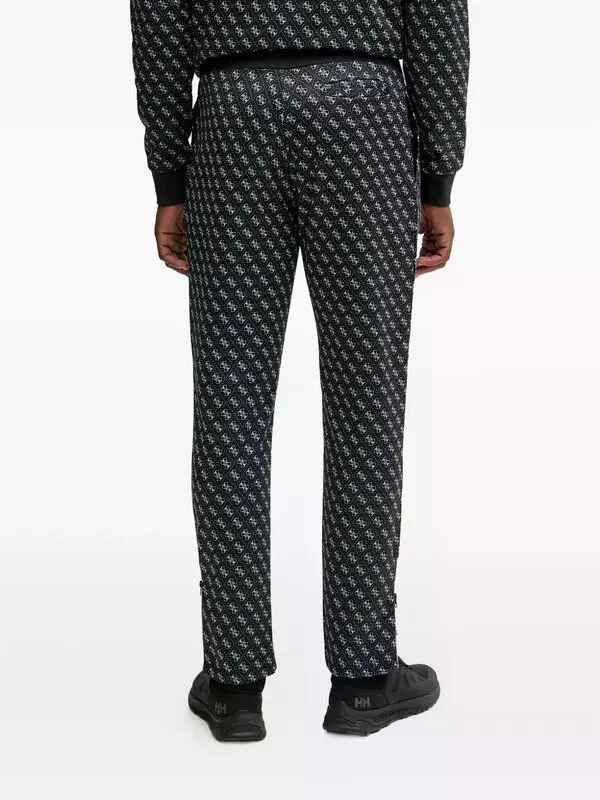 Guess Logo-print Trousers - Black