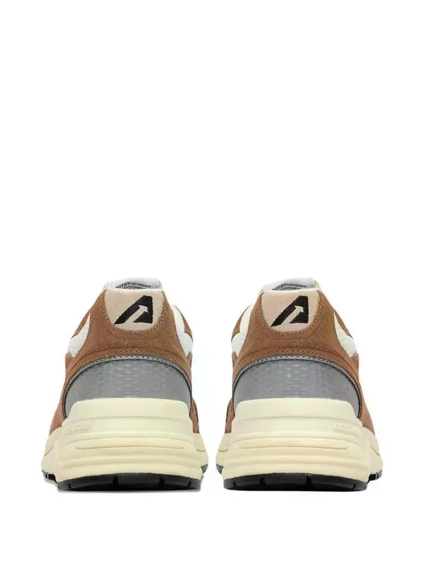 AUTRY Suede Panelled Sneakers - Brown