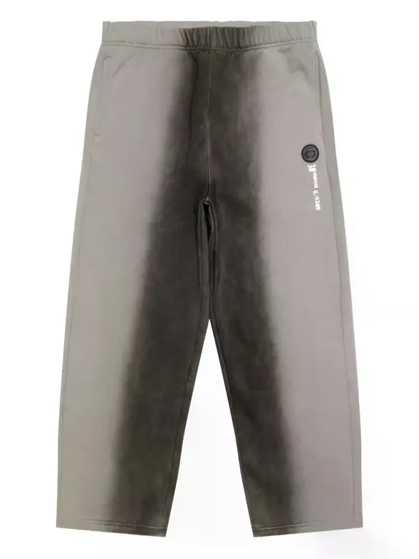 AAPE BY *A BATHING APE Graphic-print Track Pants - Grey
