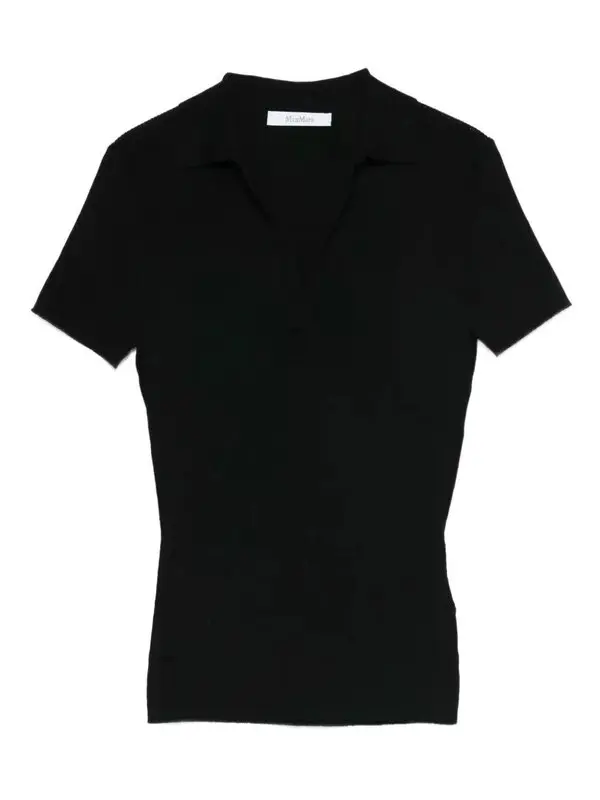 Max Mara Short-sleeve Top - Black