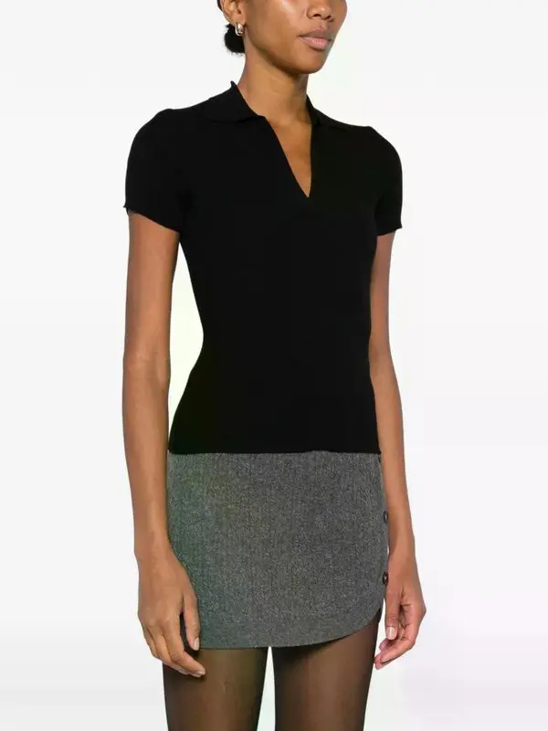 Max Mara Short-sleeve Top - Black
