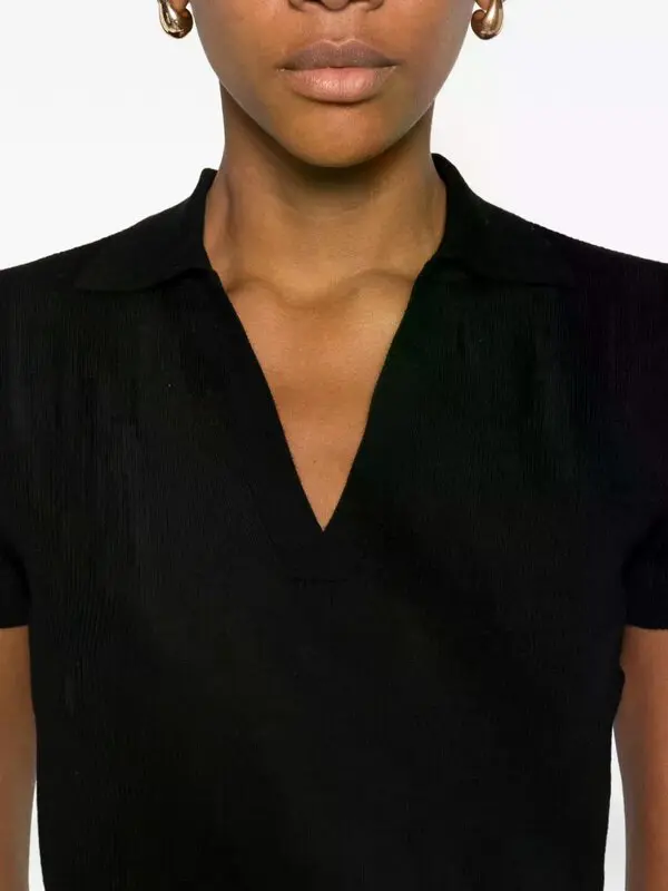 Max Mara Short-sleeve Top - Black