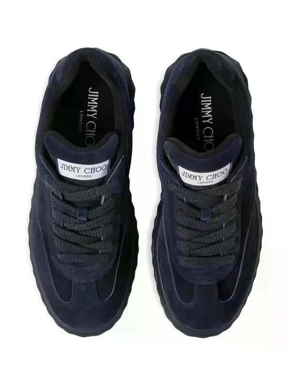 JIMMY CHOO Diamond Maxi Retro Sneakers - Blue