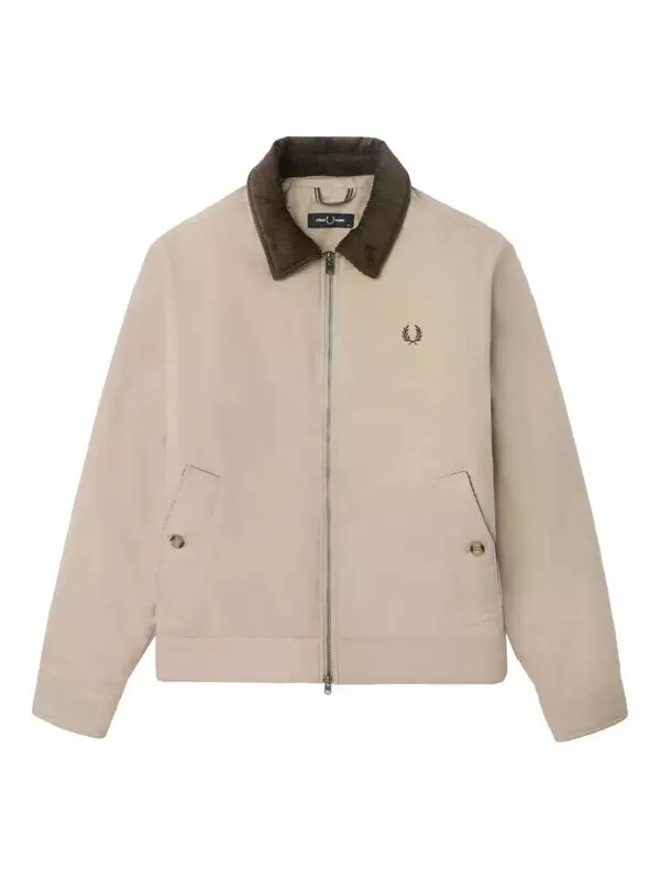 Fred Perry Corduroy-collar Jacket - Neutrals