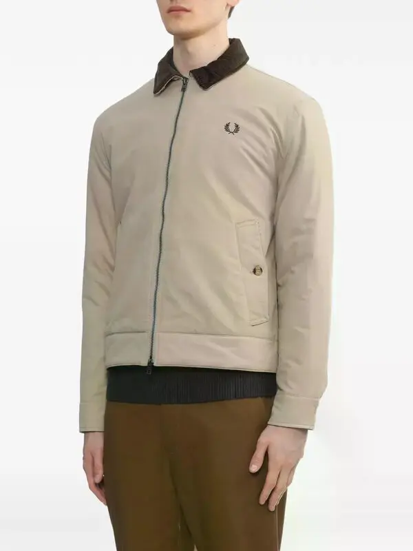 Fred Perry Corduroy-collar Jacket - Neutrals