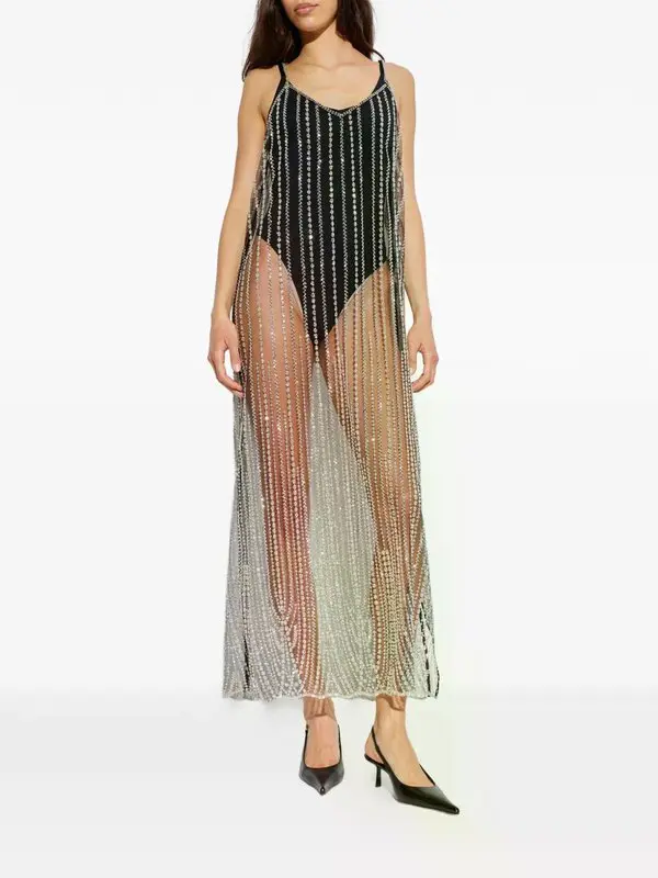GESTUZ Beaded Dress - White