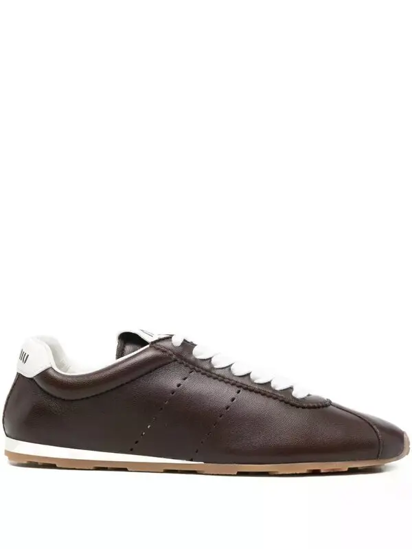 Miu Miu Plume Sneakers - Brown