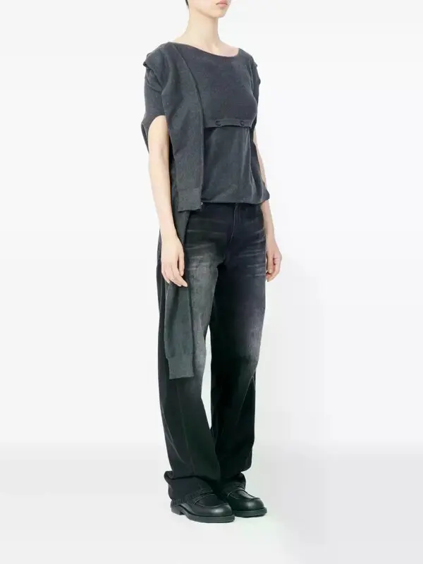MAISON MARGIELA Button-detail T-shirt